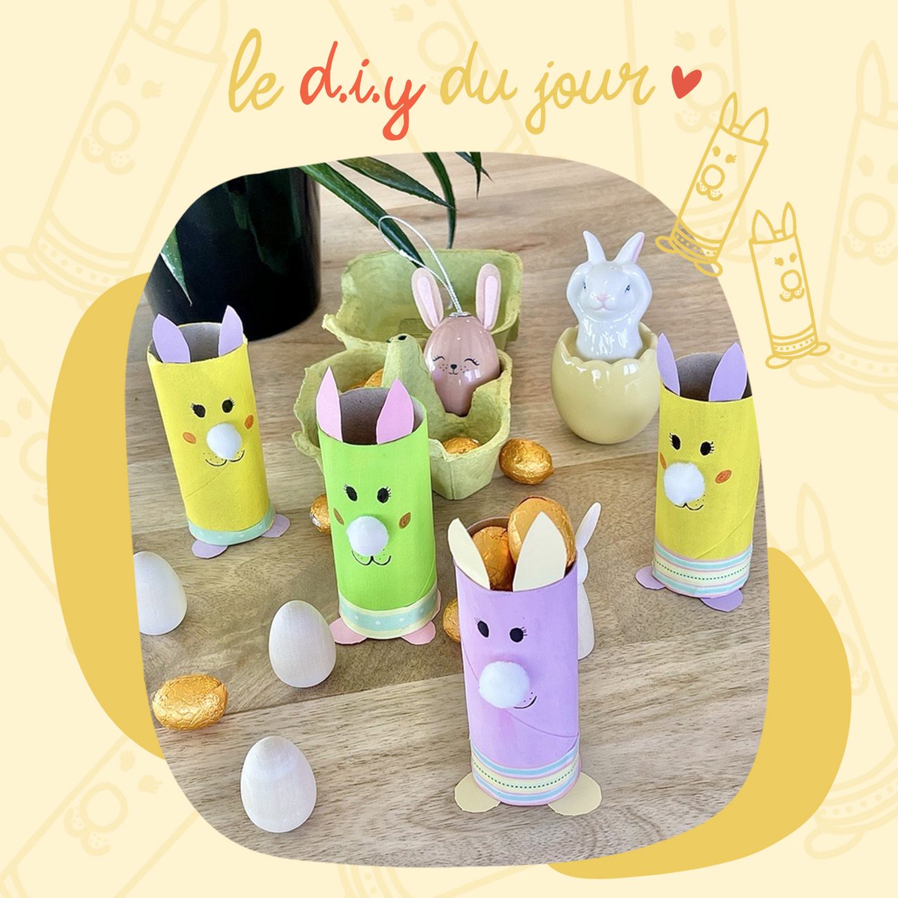 Pâques : activité créative pour petits lapins curieux - Blog L'Armoire ...