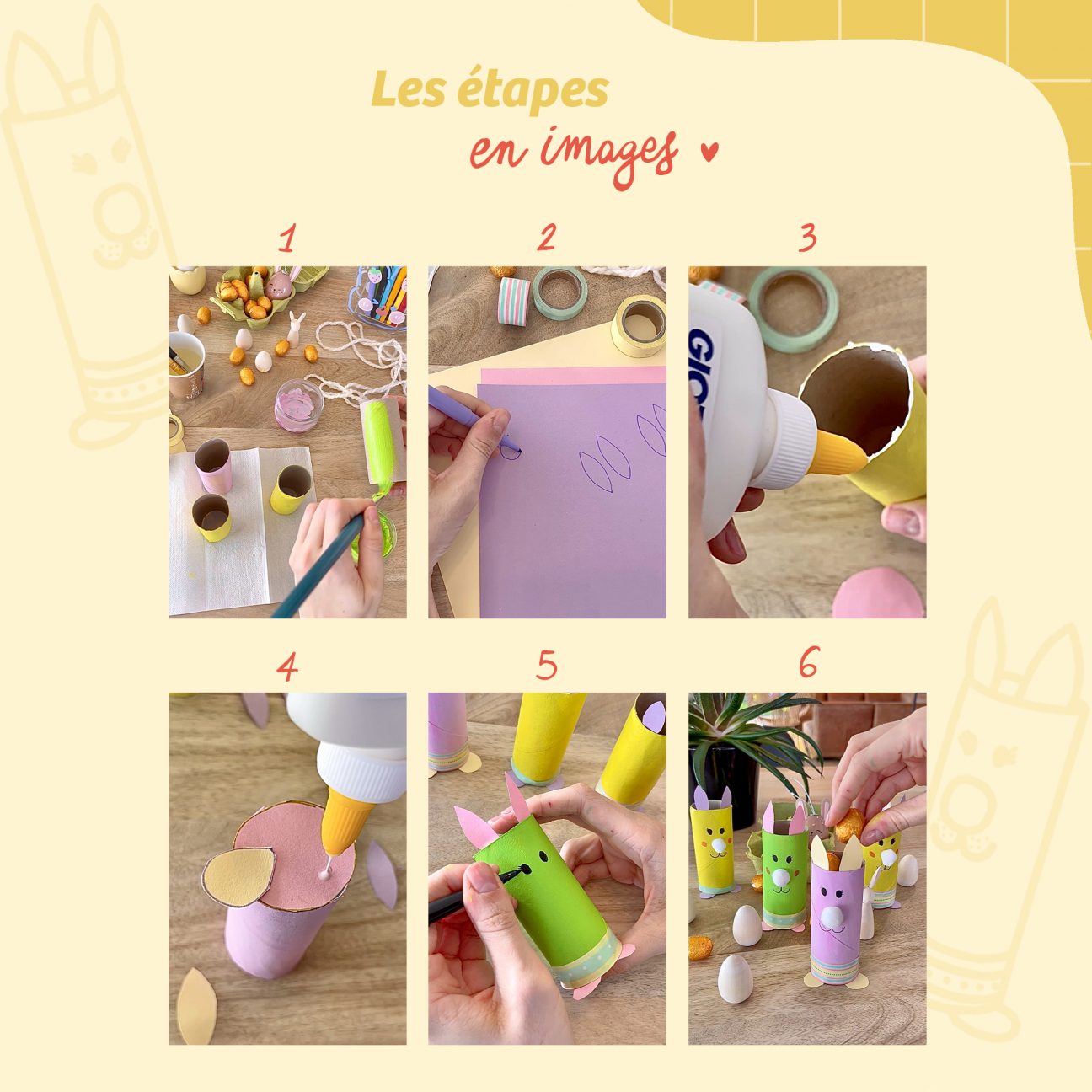 Pâques : activité créative pour petits lapins curieux - Blog L'Armoire ...